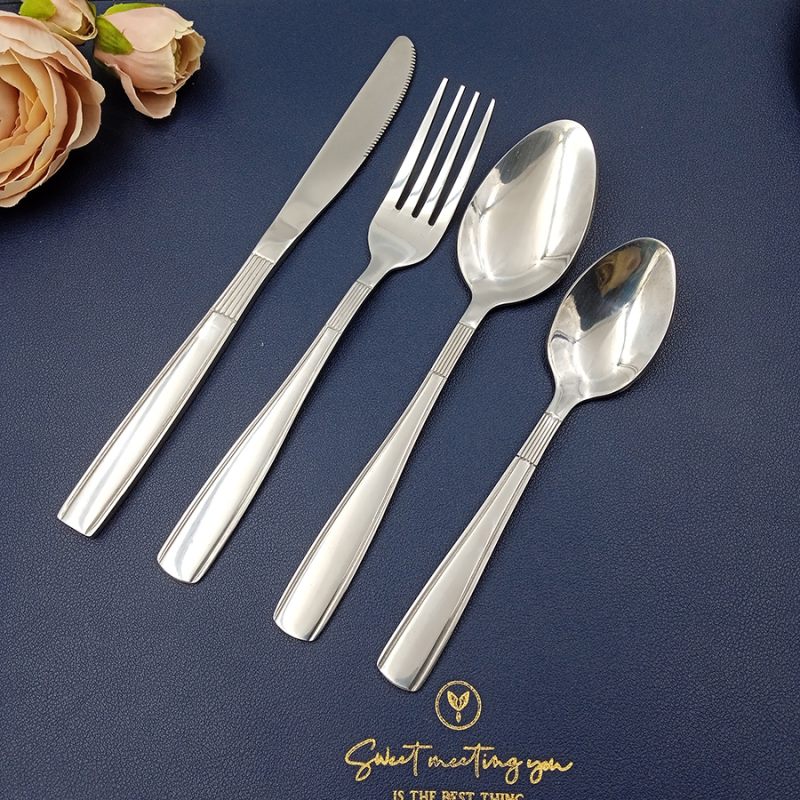 South American best sell square handle cutlery set - Cutlery set ...